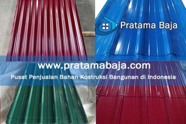 Harga Seng Gelombang Warna Per Lembar Terbaru Juni 2025