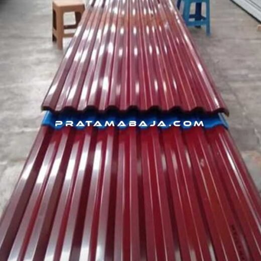 Harga Atap Spandek Warna Merah 2025 Toko & Pabrik Terdekat