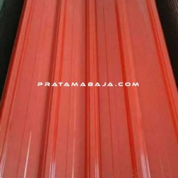 Harga Atap Spandek Warna Merah 2026 Toko & Pabrik Terdekat
